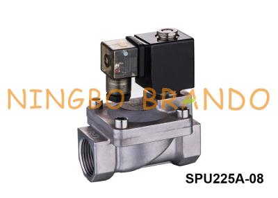 China Electric Stainless Steel Solenoid Valve 1/2'' SPU225A-08 1/2'' SPU225A-12 24V DC 220V AC for sale