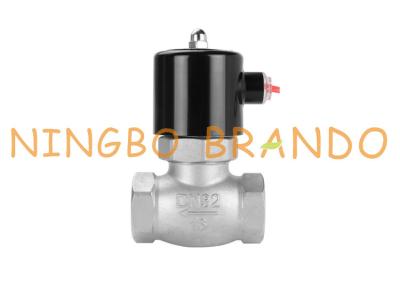 China Uni-D Type US Series 1-1/2'' Stainless Steel Solenoid Valve For Hot Water Steam AC220V DC24V for sale