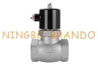 China Uni-D Type US Series 2'' High Temperature Piston Pilot Steam Stainless Steel Solenoid Valve AC220V DC24V for sale