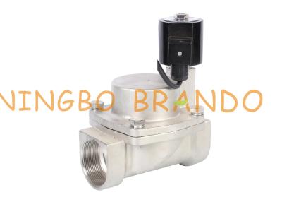 China Air Blast Water Fountain Stainless Steel Solenoid Valve IP68 1 1/4'' 1 1/2'' 24VDC 220VAC for sale