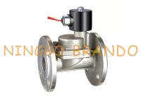 China PS-25JF 1'' Flange Piston Pilot Operated Steam Stainless Steel Solenoid Valve 24VDC 220VAC for sale