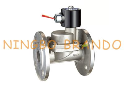 China PS-25JF 1'' Flange Piston Pilot Operated Steam Stainless Steel Solenoid Valve 24VDC 220VAC for sale