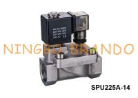 China Shako Type Stainless Steel Solenoid Valve 1 1/2'' SPU225A-14 2'' SPU225A-20 24VDC 220VAC for sale
