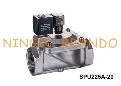 China 2 1.5 Inch Electric Stainless Steel Solenoid Valve SPU225A-20 SPU225A-14 24V DC 220V AC for sale