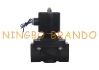 China 2 Way Electric Plastic Water Solenoid Valve 1 1/4'' 12VDC 24VDC 110VAC 220V AC for sale