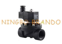 China 1/2 3/4 Inch PA66 Nylon Plastic Electric Water Solenoid Valve 12V 24DC 110V 220V AC for sale