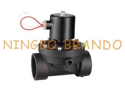 China PA66 Nylon Plastic Electric Water Solenoid Valve 1 2 Inch 12V 24V DC 110V 220V AC for sale