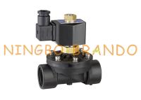 China 2 Way Normally Open PA66 Nylon Plastic Solenoid Valve 1 2 Inch 12VDC 24VDC 220VAC for sale