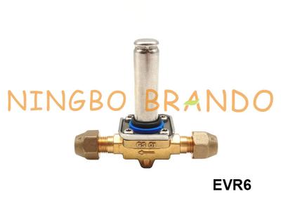 China EVR 6 3/8'' 10mm SAE Flare Danfoss Type Refrigeration Solenoid Valve 032F8072 for sale