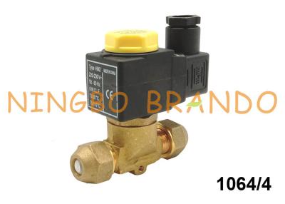 China 1064/4 Castel Type 1/2'' Refrigeration Solenoid Valve For HVAC 220V for sale