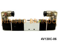 China 1/8'' 4V130C-06 5/3 Way Pneumatic Solenoid Valve Airtac Type 220V for sale