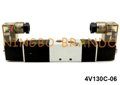 China 1/8'' 4V130C-06 5/3 Way Pneumatic Solenoid Valve Airtac Type 220V for sale