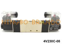China 4V230C-08 Airtac Type Pneumatic Solenoid Valve 1/4'' 5 Way 3 Position 24V for sale