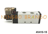 China 5/2 Way Pneumatic Solenoid Valve Airtac Type 4V410-15 1/2