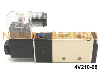 China 4V210-08 Airtac Type Pneumatic Air Solenoid Valve 5/2 Way 110V 220V for sale