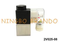 China 2V025-08 Airtac Type Pneumatic Solenoid Valve 1/4'' NPT 12VDC 24VDC for sale