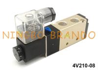 China Airtac Type Pneumatic Air Solenoid Valve 1/4'' 4V210-08 AC220V AC110V for sale