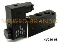 China Airtac Type 5/2 Way Pneumatic Solenoid Valve 4V210-08 DC24V DC12V for sale