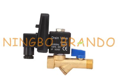China 1/4'' 1/2'' Air Compressor Automatic Drain Valve Jorc Type 120V 230V for sale