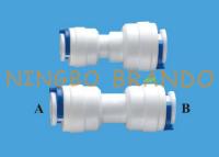 China 1/4'' POM Push Fit Quick Connect RO Straight Fitting For Water Filters for sale