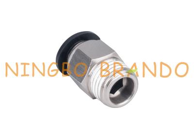 China 1/4'' 8mm PC8 Male Straight Push In Quick Connect Pneumatic Hose Fittings for sale