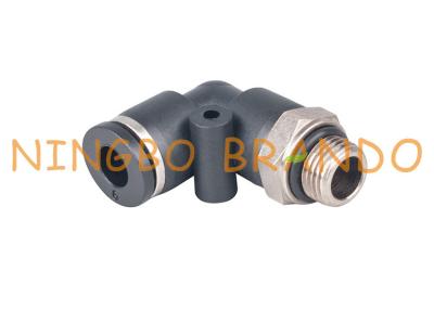 China 1/8'' 6mm Male Elbow Push In Quick Connect Pneumatic Hose Fittings for sale