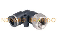 China 1/4'' 8mm Female Elbow Push To Quick Connect Pneumatic Hose Fittings for sale
