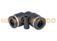 China 1/4'' 8mm Push To Quick Connect Union Elbow Pneumatic Hose Fittings for sale