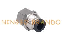 China 3/8'' 10mm Bulkhead Female Straight Quick Connect Pneumatic Hose Fittings for sale