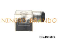 China MPM DIN 43650 Form B DIN 43650B Solenoid Coil Connector With LED for sale