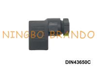China DIN 43650 Form C Solenoid Valve Coil Electrical Connector DIN43650C 24V for sale