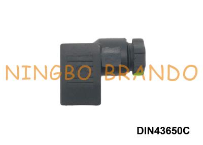 China DIN 43650 Form C Solenoid Valve Coil Electrical Connector DIN43650C 24V for sale