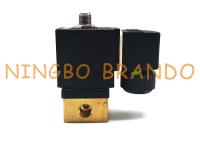 China 6014 Type G1/8'' 3/2 Way Normally Closed Direct Acting Plunger Brass Solenoid Valve for sale