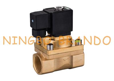 China 5404-08  Type 1 Inch Pilot Operated Servo-assisted Piston Brass Solenoid Valve for sale