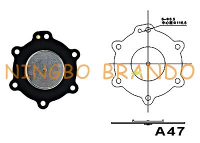 China ASCO Type 1-1/2 Inch SCG353A047 Dust Collector Pulse Valve Diaphragm Repair Kit C113827 for sale