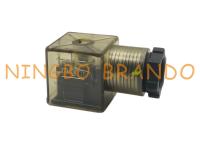 China 18mm MPM Brown Nylon DIN43650A Solenoid Coil Connector For Pneumatic Electrical Industies for sale