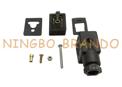 China GSN 2P+E DIN 43650 B Male Solenoid Valve Connector and Bases 622201 for sale