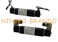 China 4V130C-06 1/8'' 5/3 Way Terminal Grommet Pmeumatic Solenoid Valve for sale