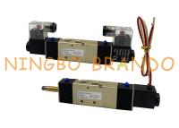 China 4V230C-08 5/3 Way 1/4'' Terminal Grommet Pneumatic Air Solenoid Valve for sale