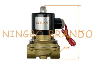 China UW Series 1/2'' UD-15 2W160-15 Semi-Diaphragm Brass Solenoid Valve for sale