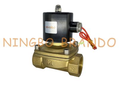 China 2W Series 1-1/4'' 2W350-35 UW-35 Brass Solenoid Valve for sale