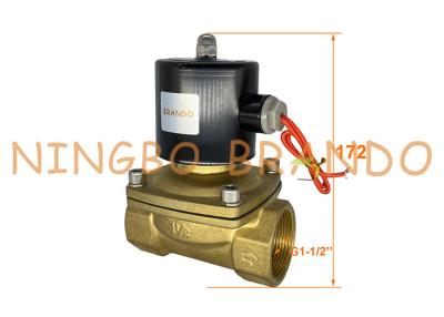 China UNI-D Type 1-1/2'' UW-40 Pilot Diaphragm Drive Brass Solenoid Valve for sale