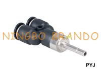China PYJ Plug-In Y Type Plastic Pneumatic Hose Fittings 1/8'' 1/4'' 3/8'' 1/2'' for sale