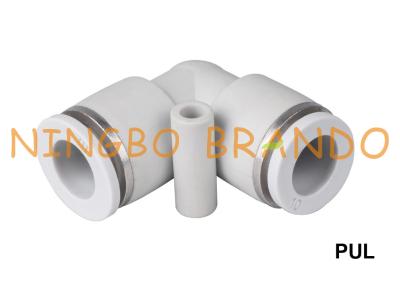 China 3/8'' PUL Union Elbow Pneumatic Fittings Push To Connect for sale