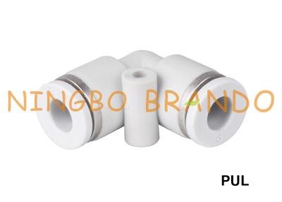 China PUL Union Elbow Plastic Pneumatic Quick Fitting 1/8'' 1/4'' 3/8'' 1/2'' for sale