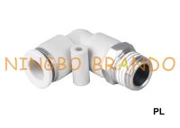 China PL Male Elbow Push On Pneumatic Quick Fittings 1/8'' 1/4'' 3/8'' 1/2'' for sale