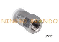 China PCF Female Straight Pneumatic Hose Fittings Quick Connect 3/8'' 1/2'' for sale