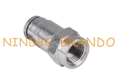 China Female Straight Brass Pneumatic Quick Fittings 1/8'' 1/4'' 3/8'' 1/2'' for sale