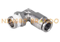 China Male 90 Degree Elbow Brass Pneumatic Connector 1/8'' 1/4'' 3/8'' 1/2'' for sale