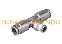 China Brass Pneumatic Air Hose Fitting Male Branch Tee Swivel 6mm 8mm 10mm 12mm for sale